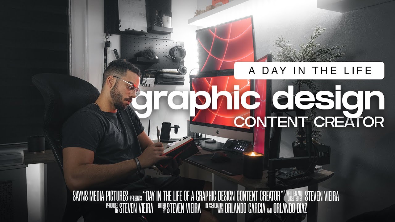 Day In The Life Of A Graphic Design Content Creator Youtube
