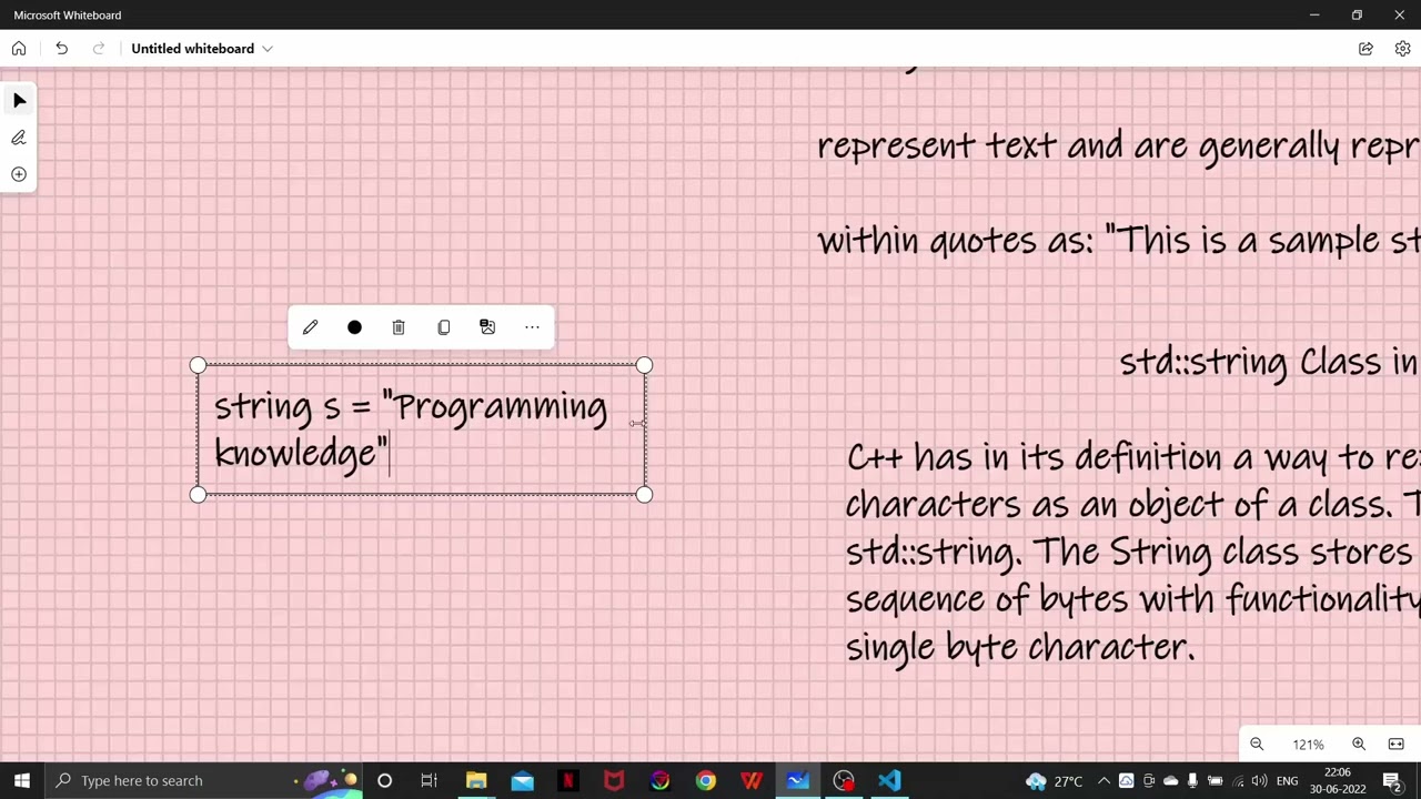 String In Data Structure Youtube