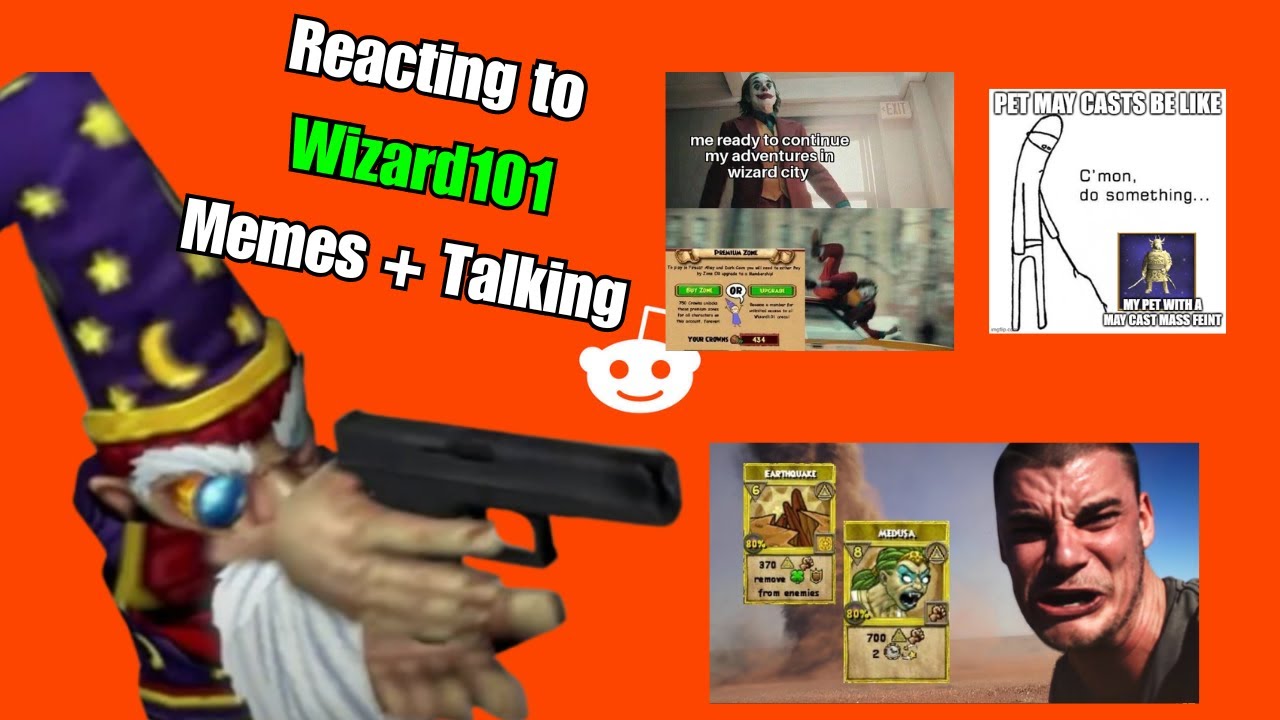 Wizard101 Lets Talk And React To Some Memes Youtube