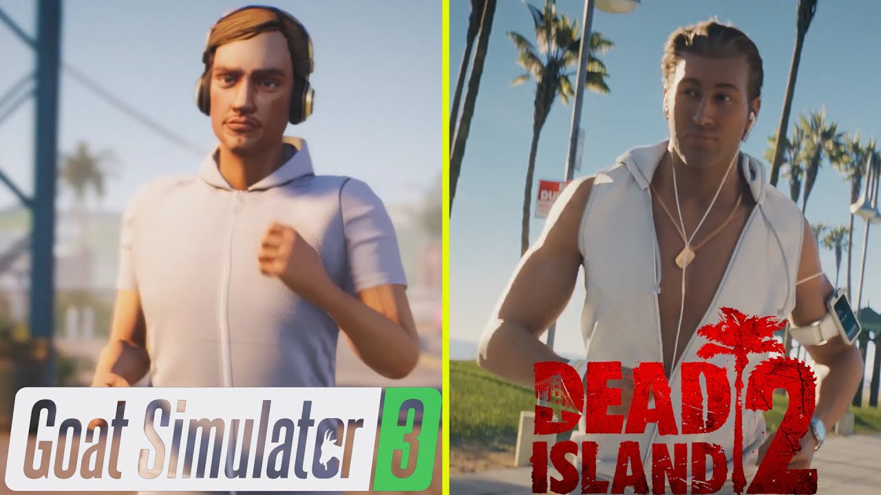 Goat Simulator 3 Vs Dead Island 2 Trailer Comparison Summer Game Fest