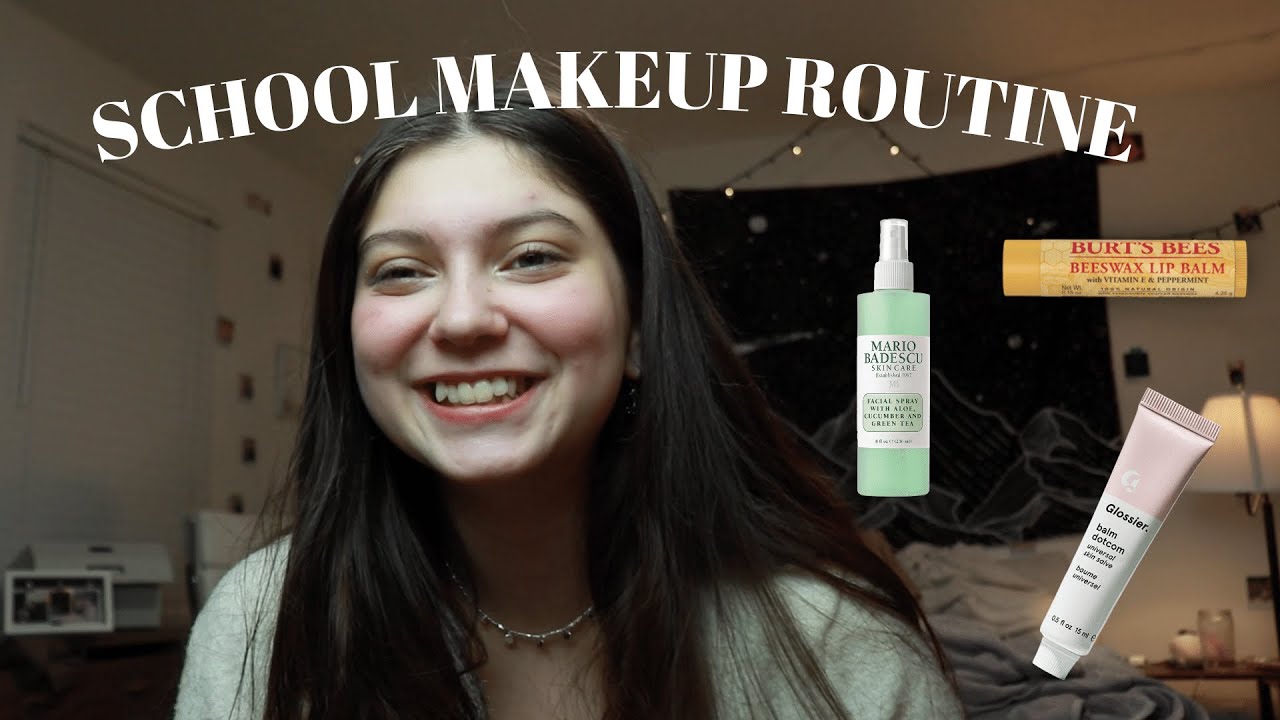School Makeup Routine Chatty Grwm Youtube