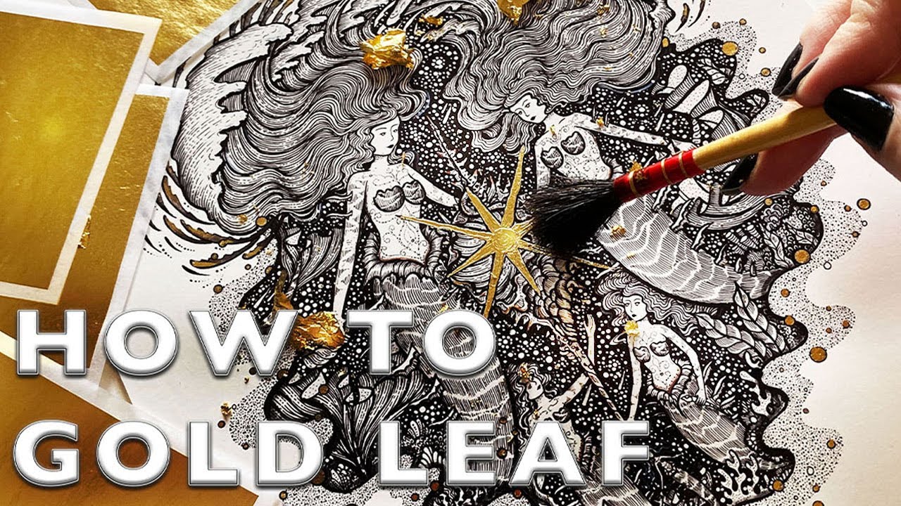 How To Gold Leaf Step By Step Tutorial Youtube