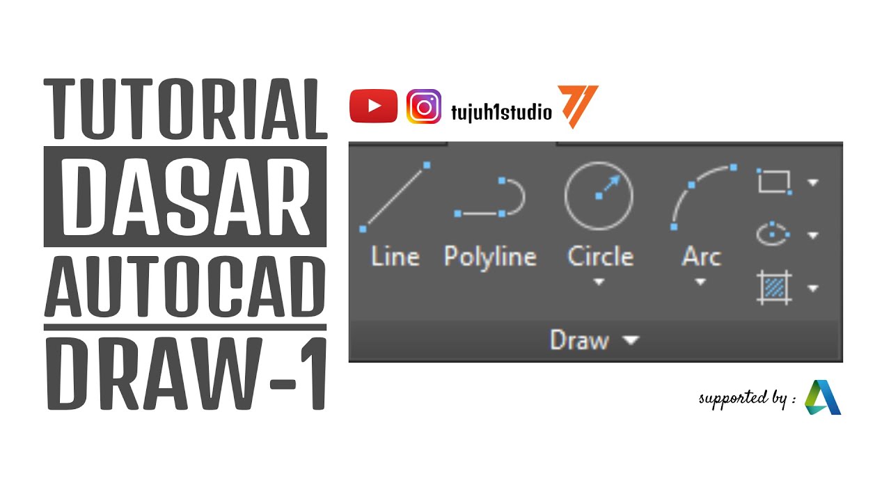 Tutorial Autocad Dasar 1 Basic Draw Youtube