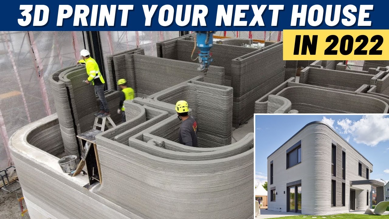 8 Amazing 3d Printed House Projects In 2021 Youtube