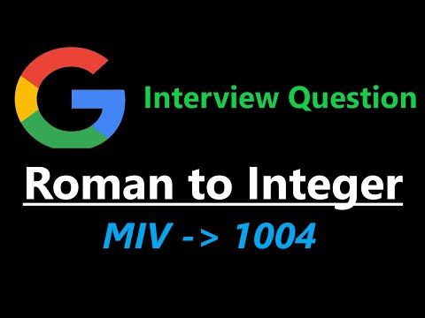 Roman To Integer Leetcode 13 Python Youtube