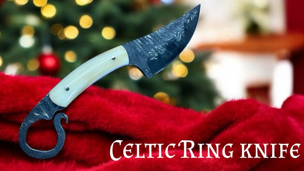Forging A Celtic Ring Knife Youtube