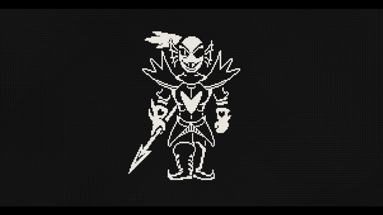 Undertale Undyne The Undying Minecraft Pixel Art Youtube