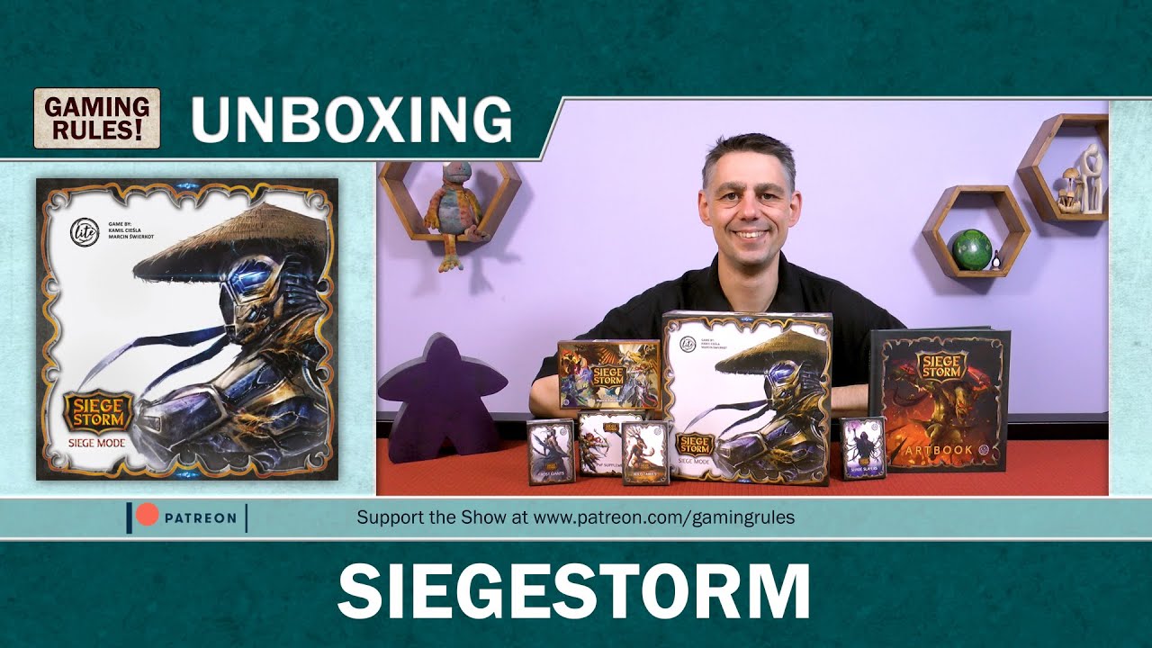 Siegestorm A Gaming Rules Unboxing Youtube