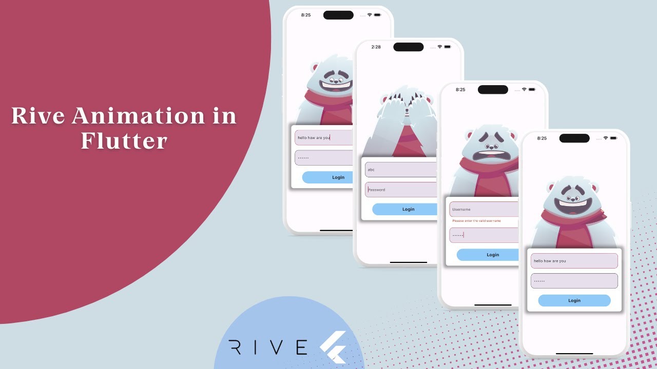 Flutter Rive Animation Flutter Animation Rive Tutorial Youtube