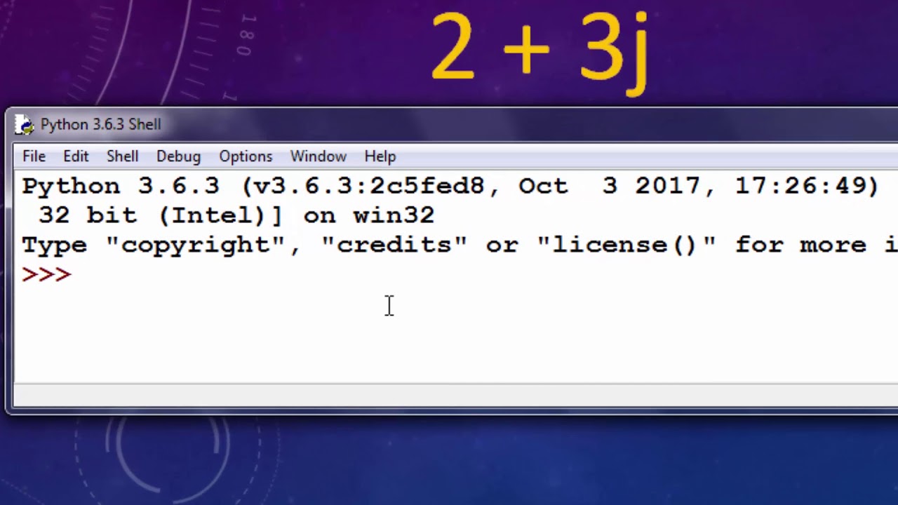 Python Tutorial Complex Numbers Youtube