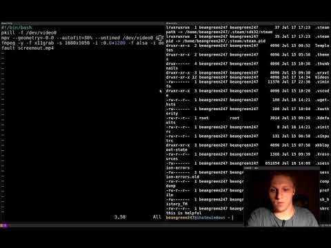 Linux Tips How To Record Your Screen Using Ffmpeg With Webcam And