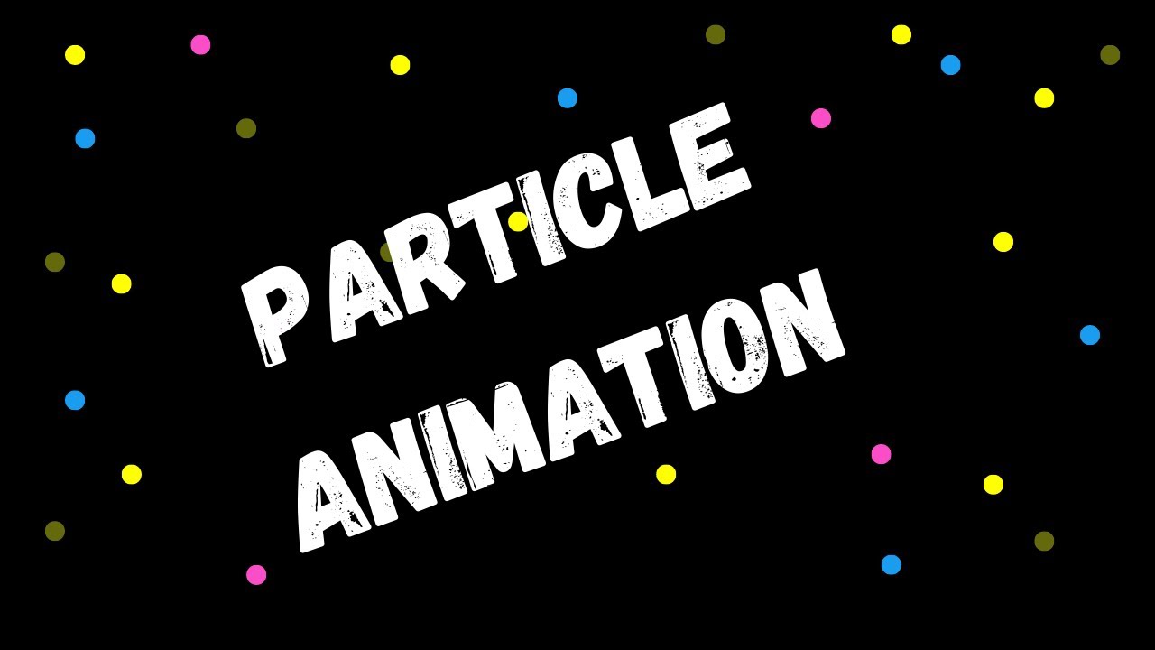 Particle Animation Using Html Css And Javascript Youtube