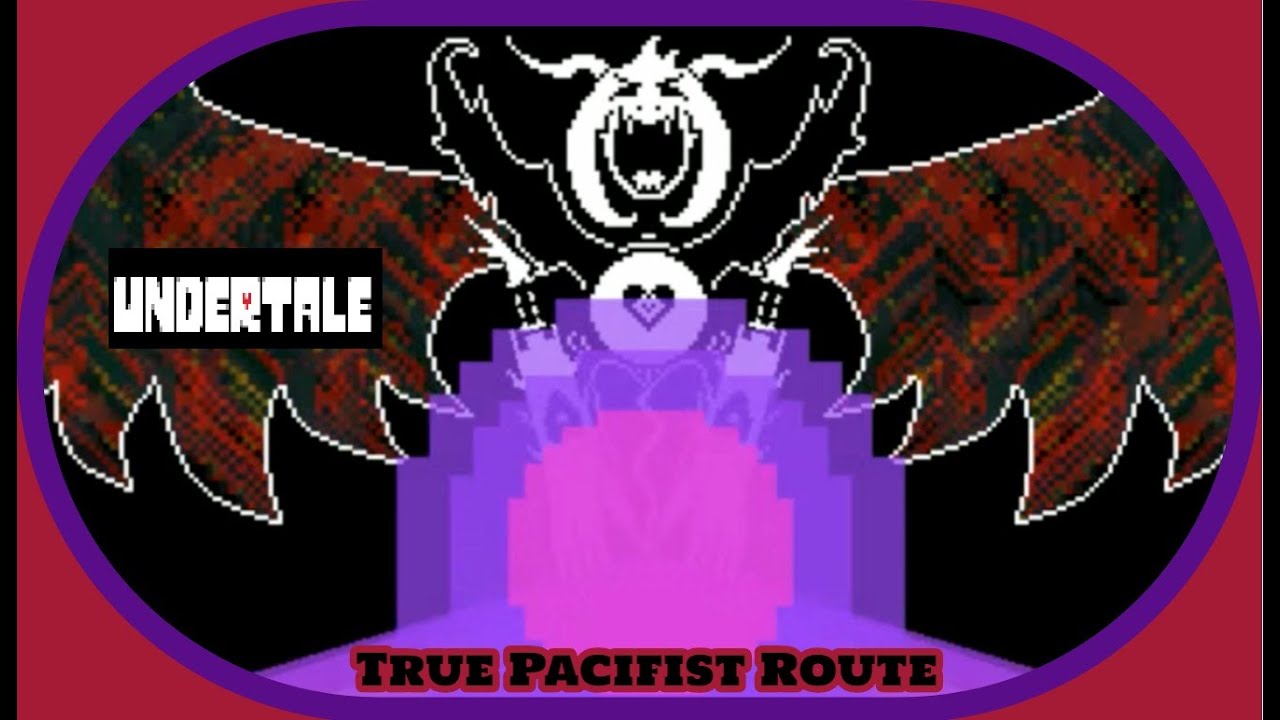 Undertale Final Boss Ending True Pacifist Route Youtube