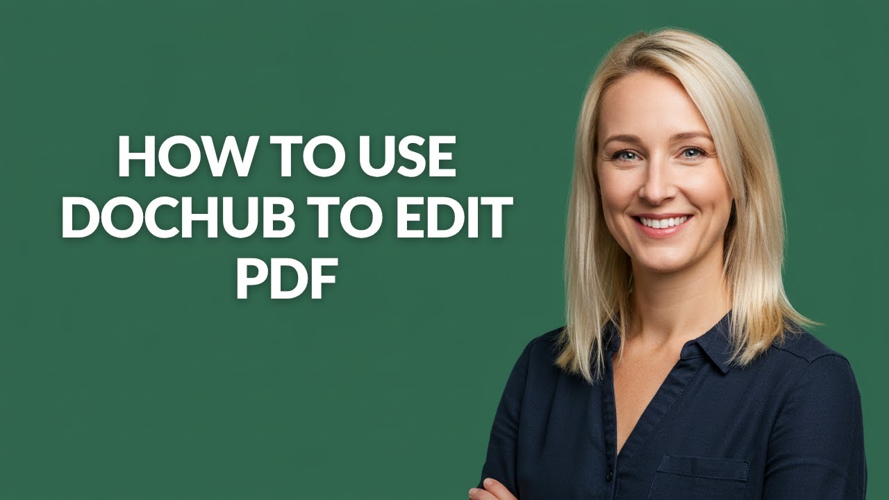 How To Use Dochub To Edit Pdf Julia Stutorials Youtube