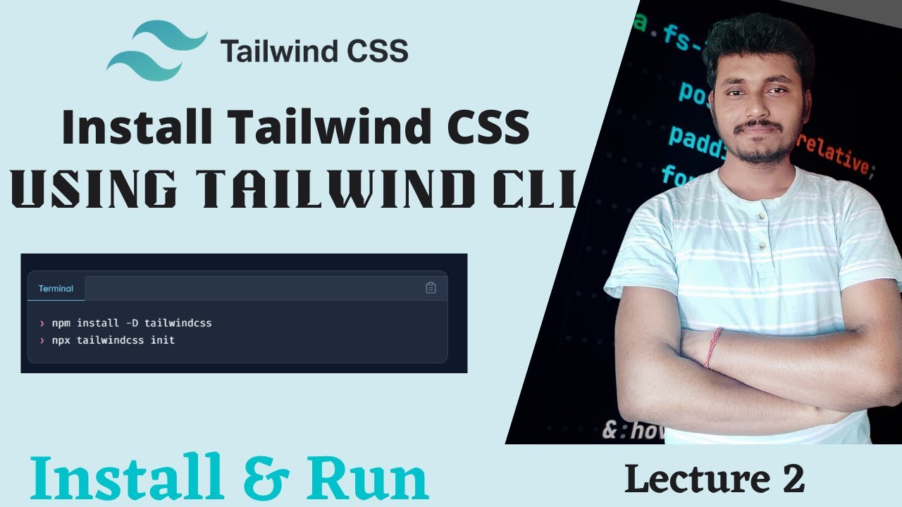 How To Install Tailwind Css Using Tailwind Cli Generate Production