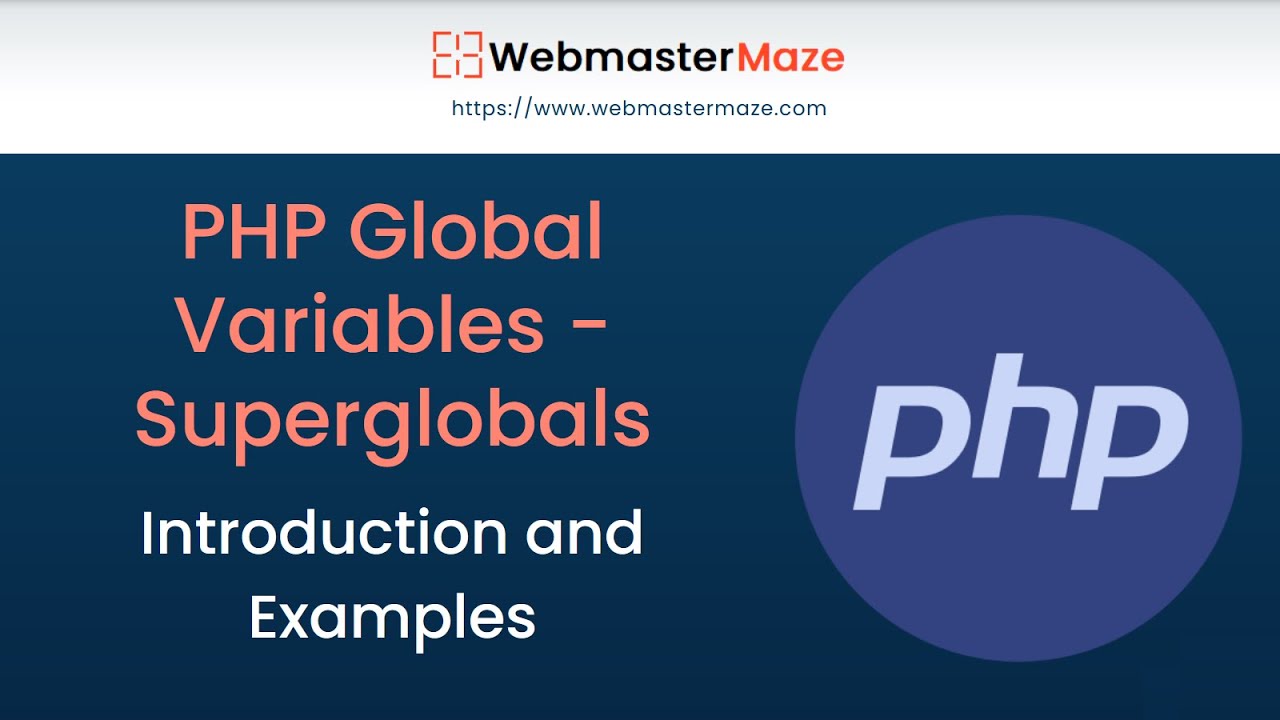 Php Global Variables Superglobals Youtube