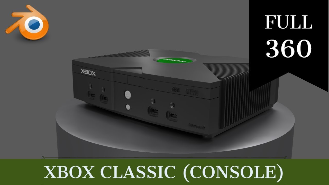 Xbox Console Classic Render Preview Youtube