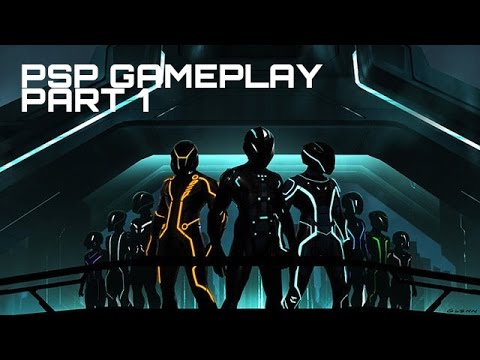 Tron Evolution Light Cycle Psp Gameplay Part 1 Youtube
