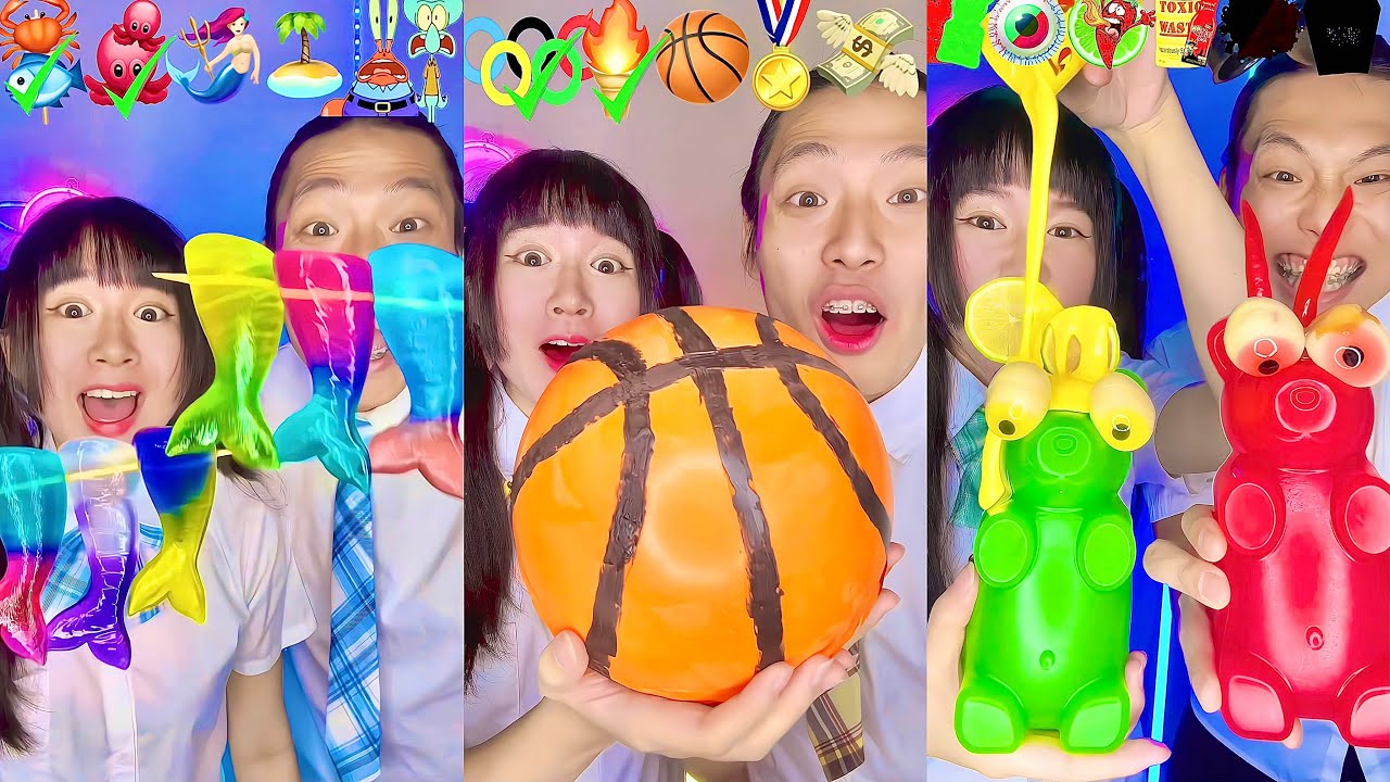 Random Emoji Food Challenge Asmr Compilation рџґµ Part7 Youtube