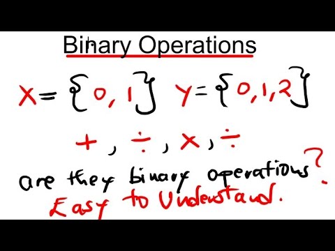 Binary Operations Youtube