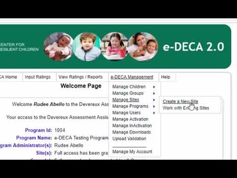 E Deca Creating A Site Youtube