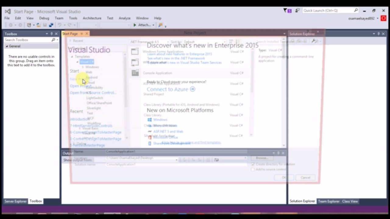 1 C Console Application Introduction Youtube