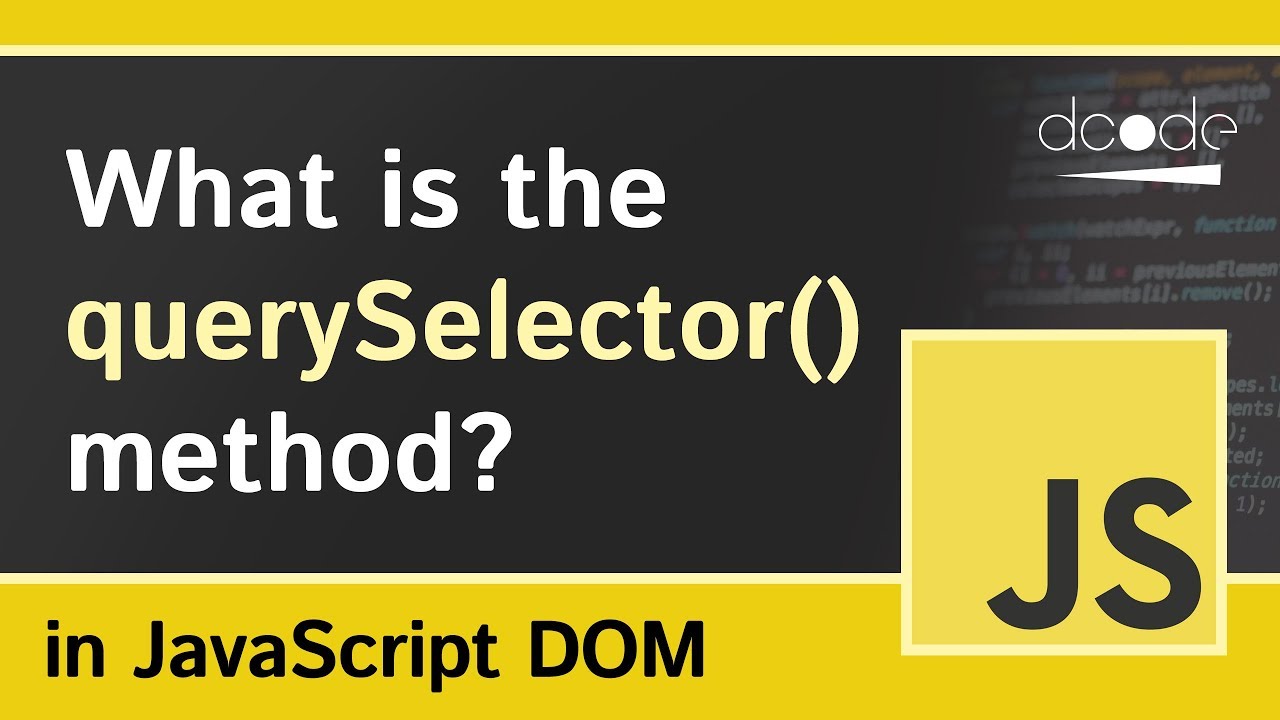 How To Use Javascript Queryselector At Kate Blanca Blog