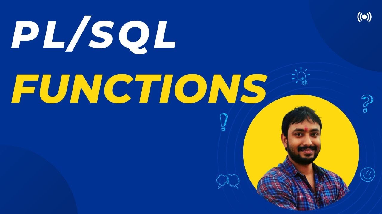 Pl Sql Tutorial Pl Sql Functions With Examples Pl Sql Tutorial For
