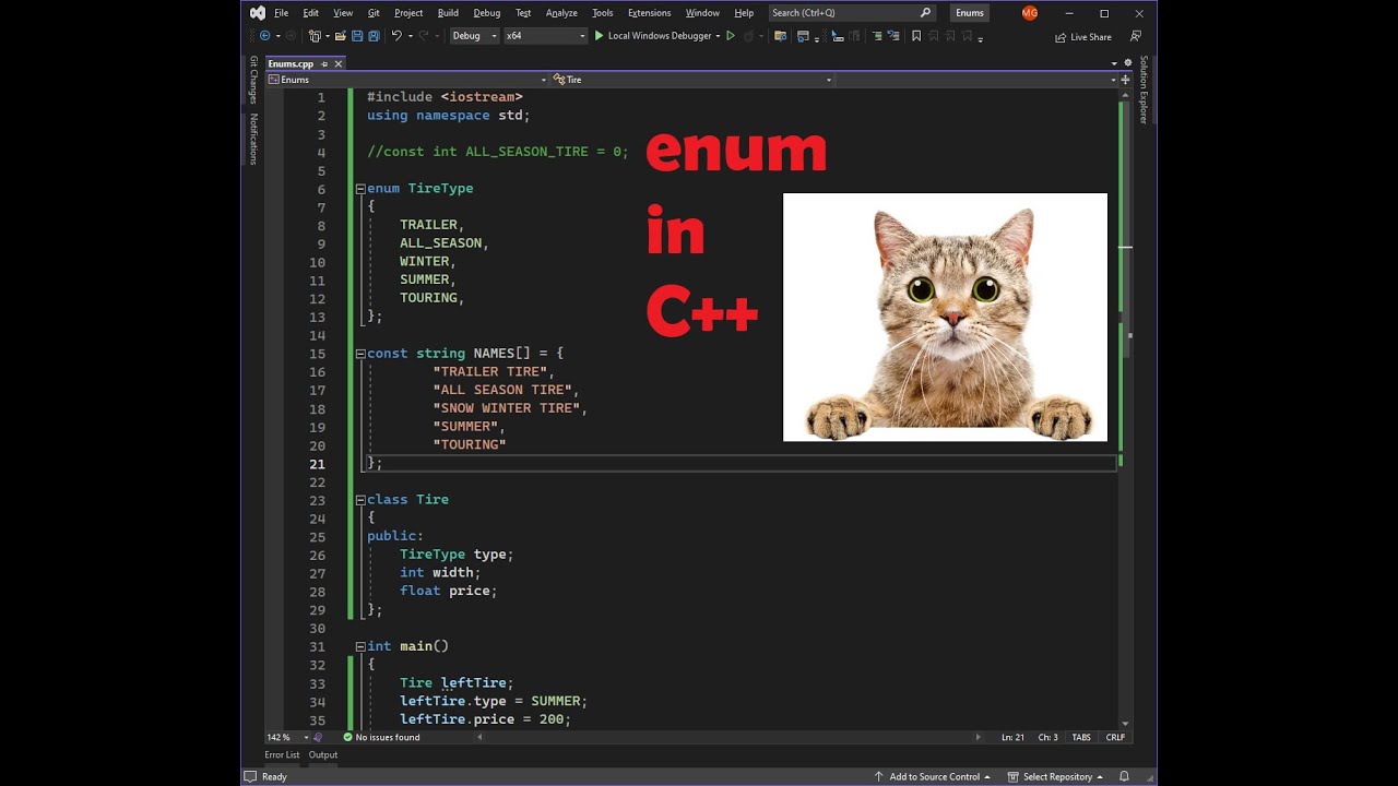 What Is Enum In C Youtube