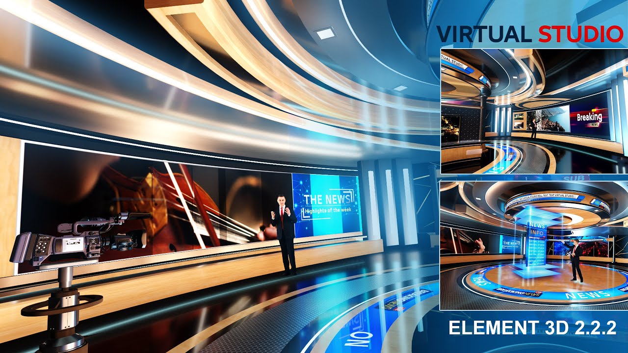 Virtual Studio After Effects Template Youtube