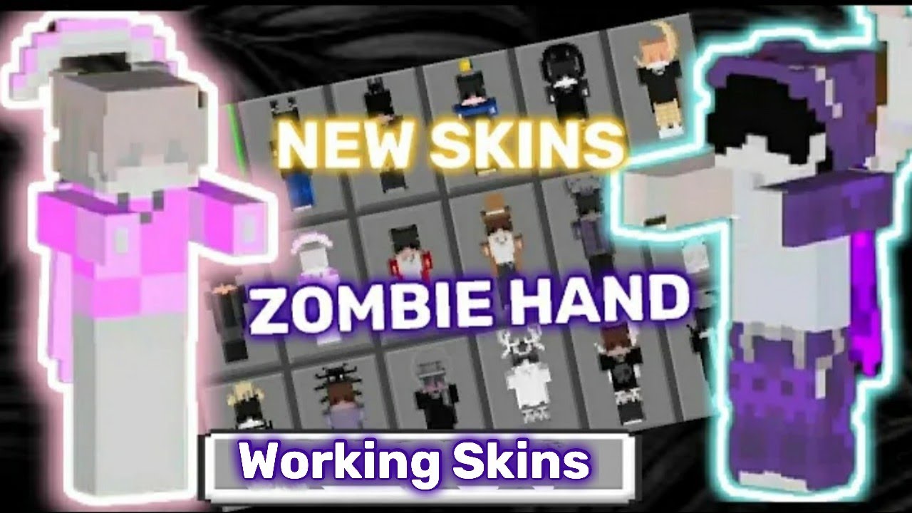 Minecraft Zombie Hands Cosmetics Skins With Pack Youtube