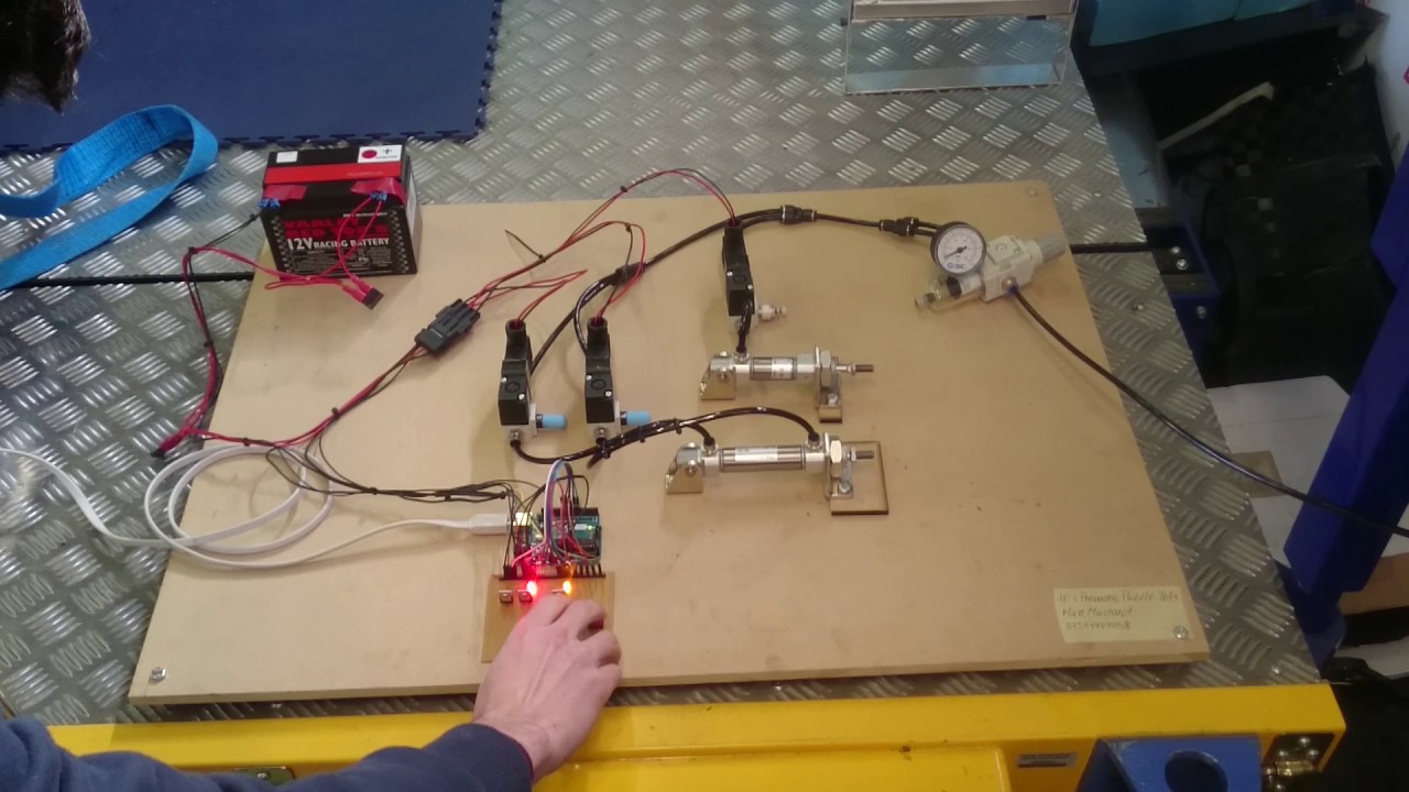 Pneumatic Paddle Shift Demo Youtube