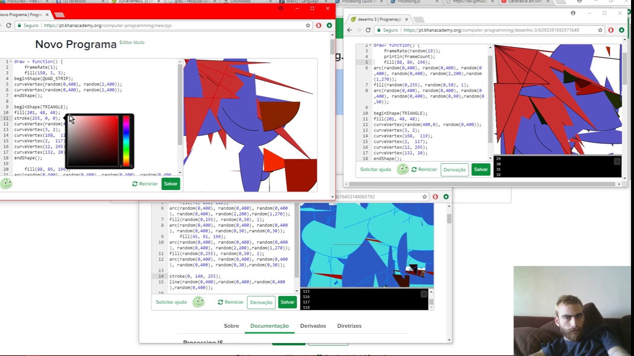 Eu Aprendendo Processing Js Youtube