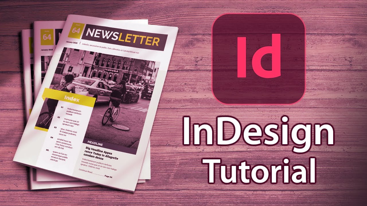 Indesign Tutorial Adobe Indesign Cc For Beginners Tutorial 2 Hours Of