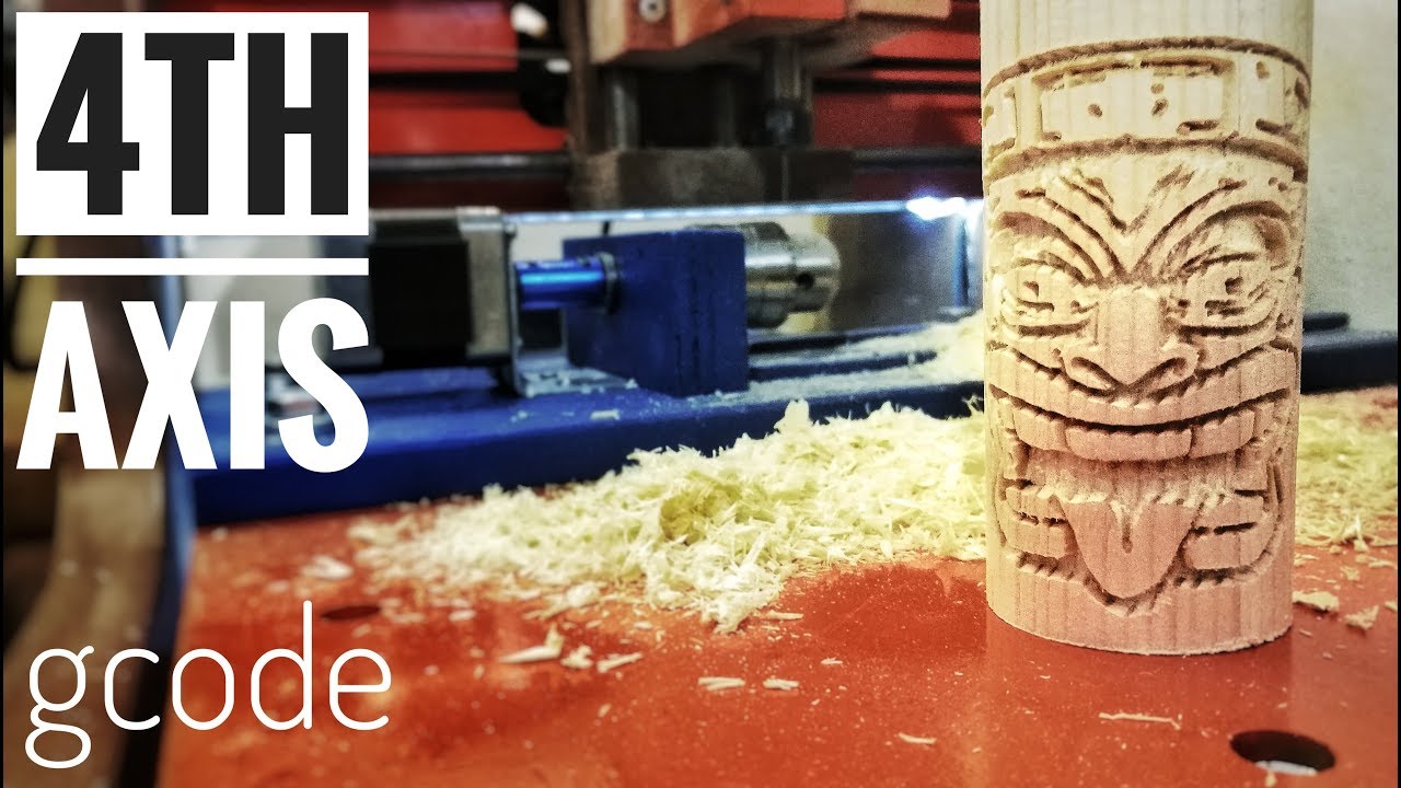 Using The 4th Axis Gcode Youtube