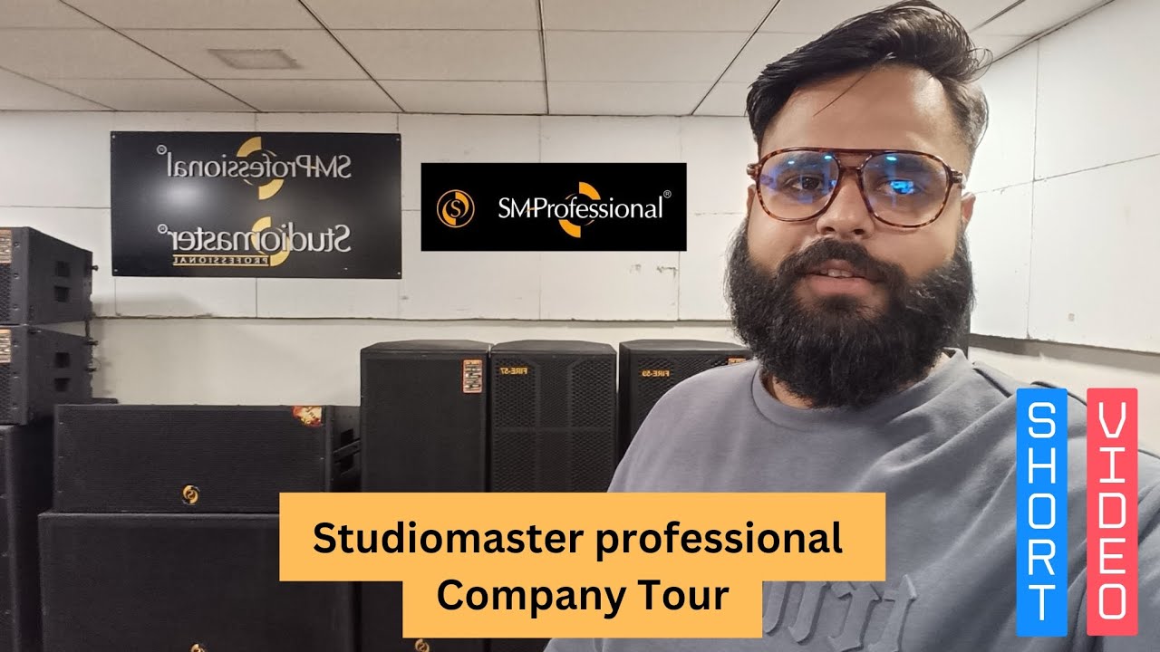 Studiomaster Professional Company Tour Mumbai Short Video Youtube