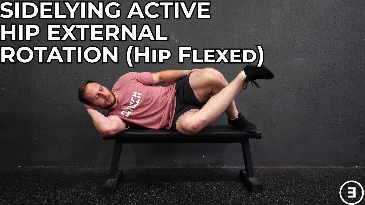 Sidelying Active Hip External Rotation Hip Flexed Youtube