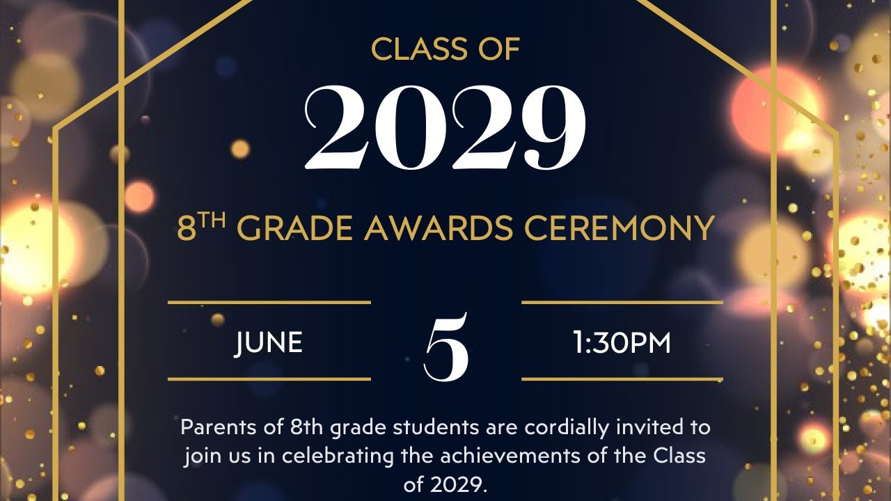 8th Grade Awards Ceremony June 5 2025 Youtube
