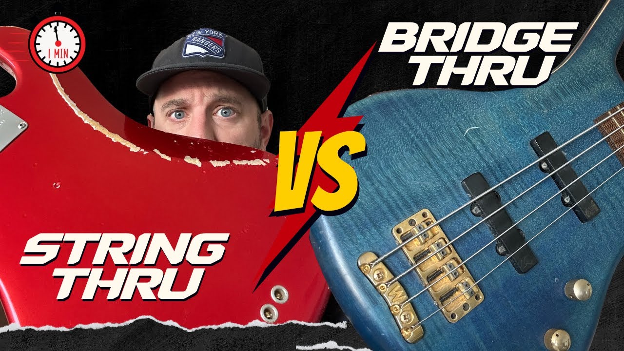 String Through Vs Bridge Bass Setup Youtube