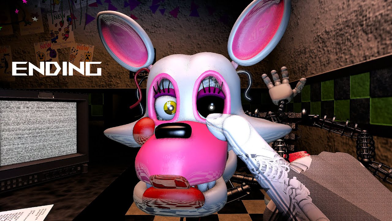 Sfm Fnaf Mangle Become Friend Part10 Ending Youtube
