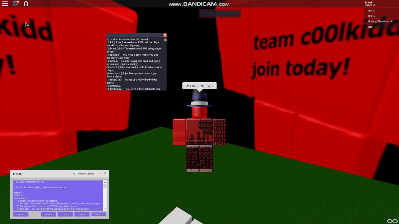 Roblox Admin Script 2013