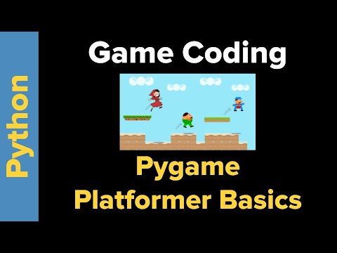 Python Pygame Tutorial Basic Platformer Intro Youtube