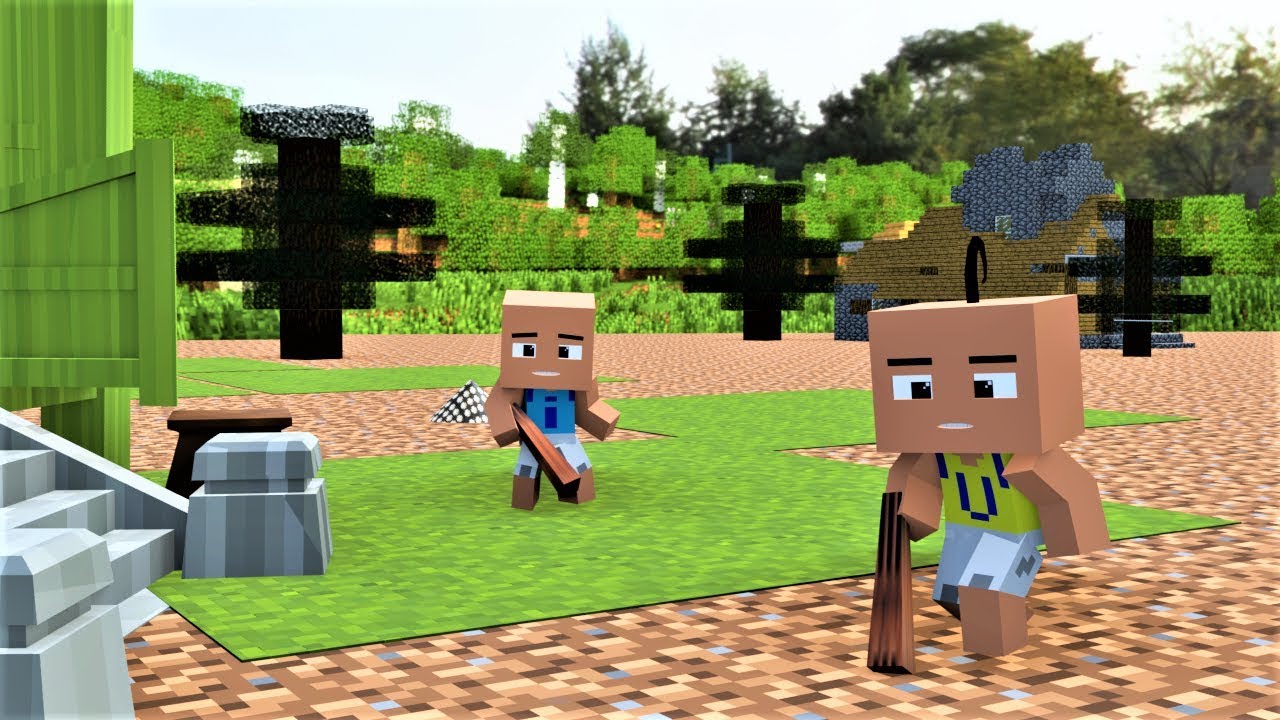 Upin Ipin Pensel Ajaib 8 Minecraft Animation Youtube