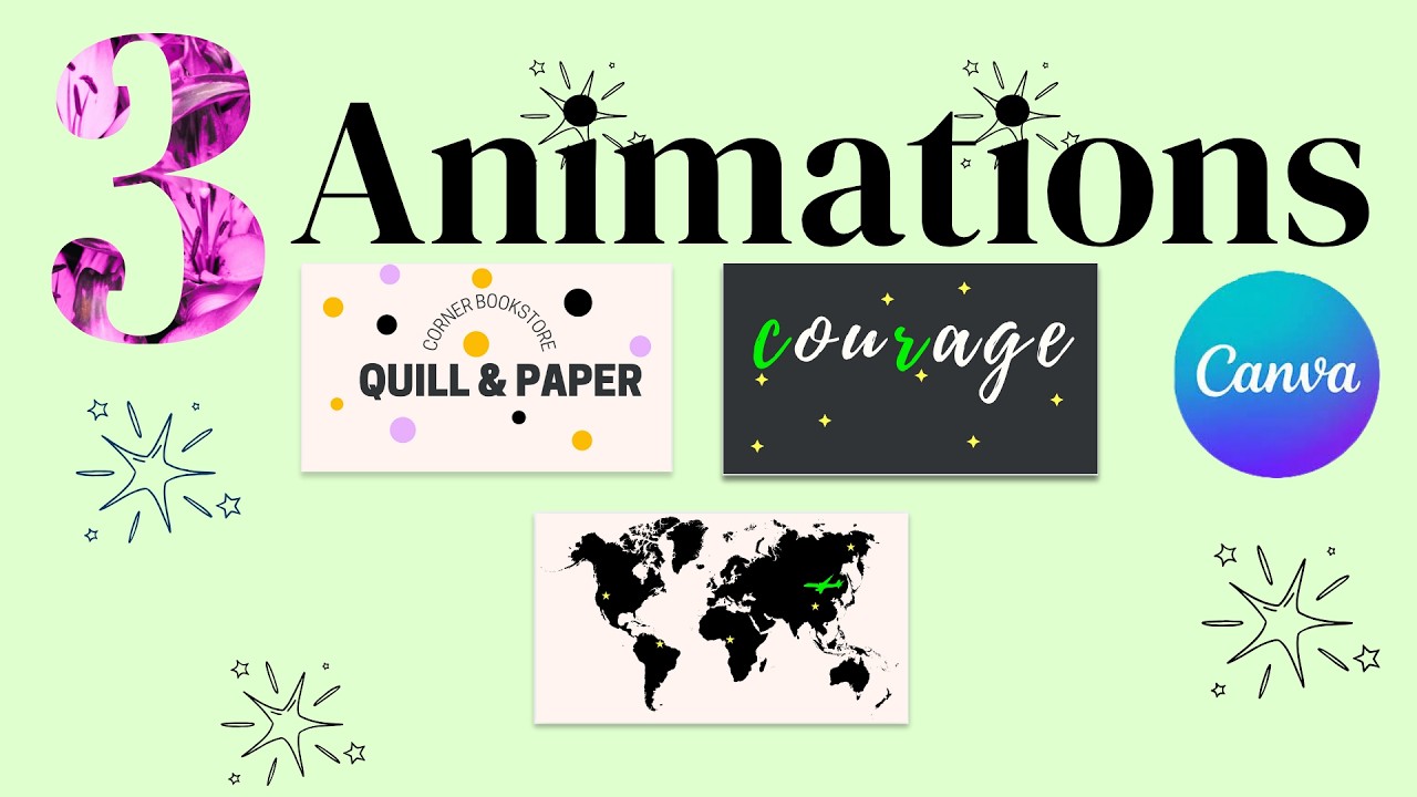3 Easy Custom Path Animations In Canva Text Animation Youtube