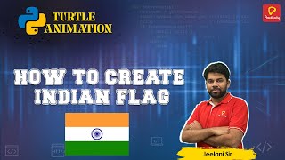 How To Create Indian Flag Using Python Turtle Programmi Doovi