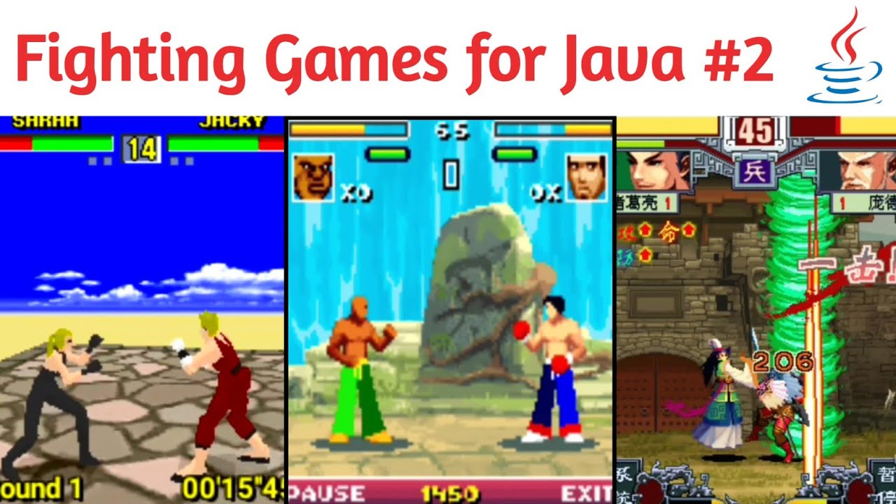 Top 10 Java Fighting Games For Android Part 2 J2me Loader Youtube
