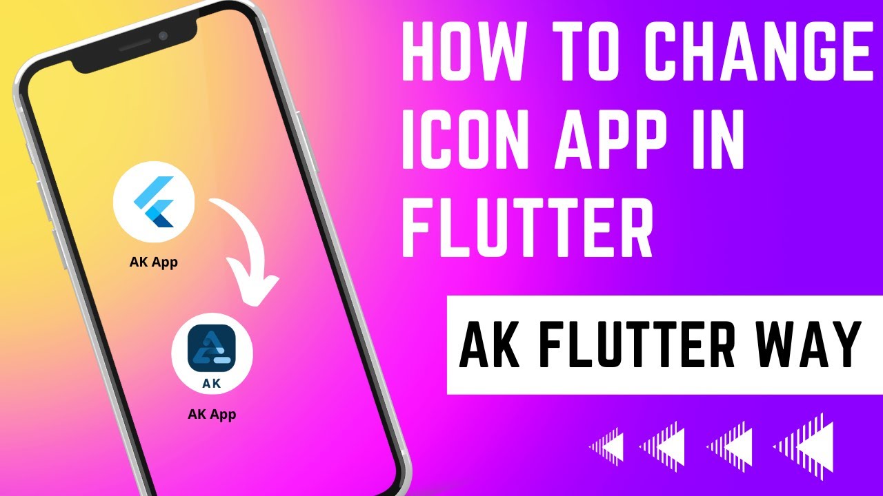 Changing App Icon In Flutter 2024 Youtube