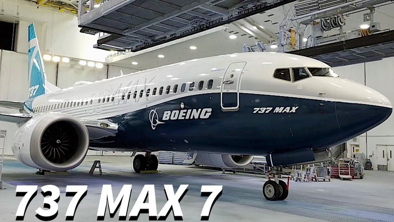 The First 737 Max 7 Debuts Youtube