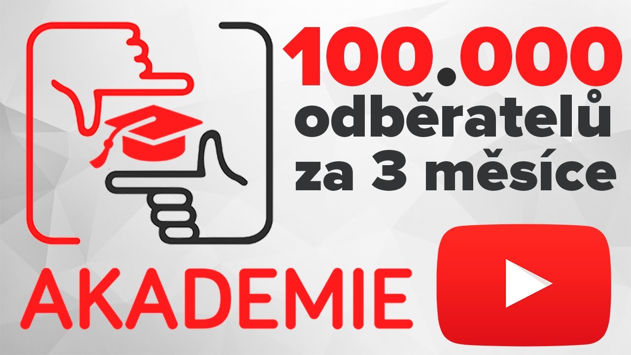 Youtube Akademie Začíná úvod Youtube