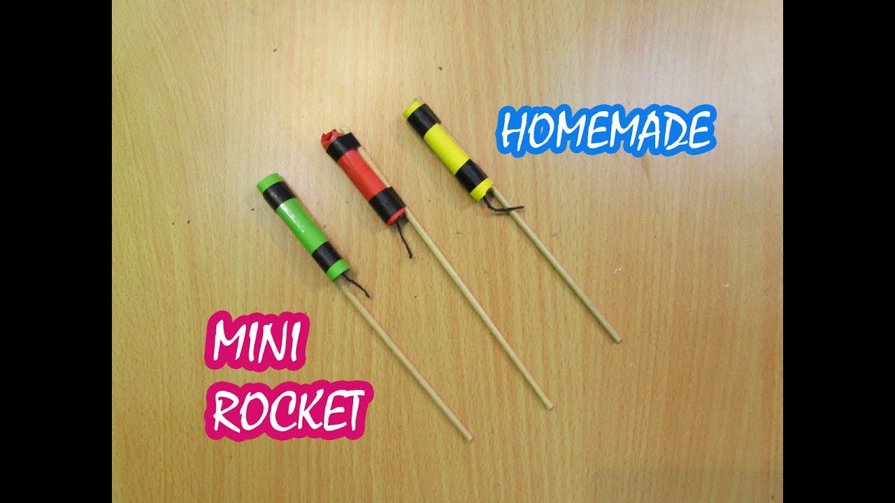 How To Make A Mini Rocket Home Made Easy Tutorials Youtube